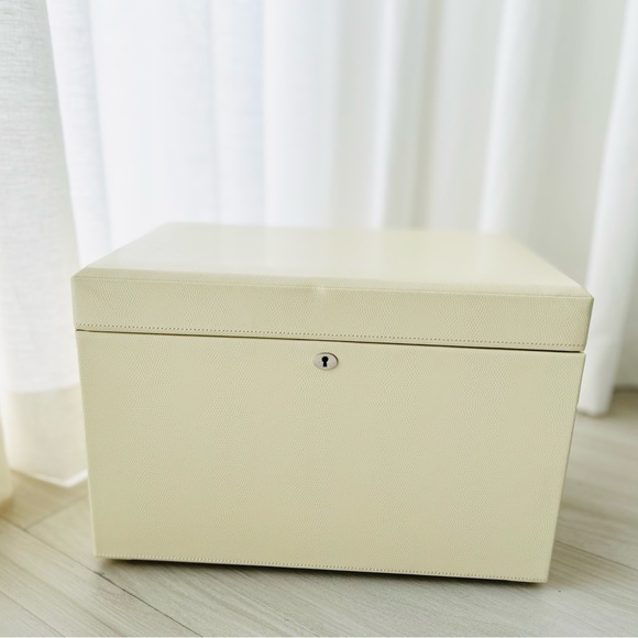 WOLF | Storage & Organization | Wolf London Large Jewelry Box New Cream ...